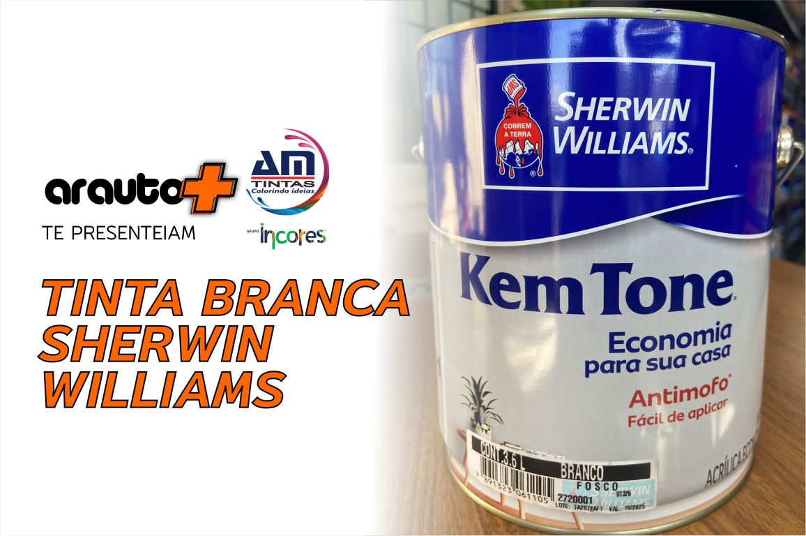 Tinta branca Sherwin Williams 3,6L - AM Tintas/Grupo Incores | ARAUTO ...