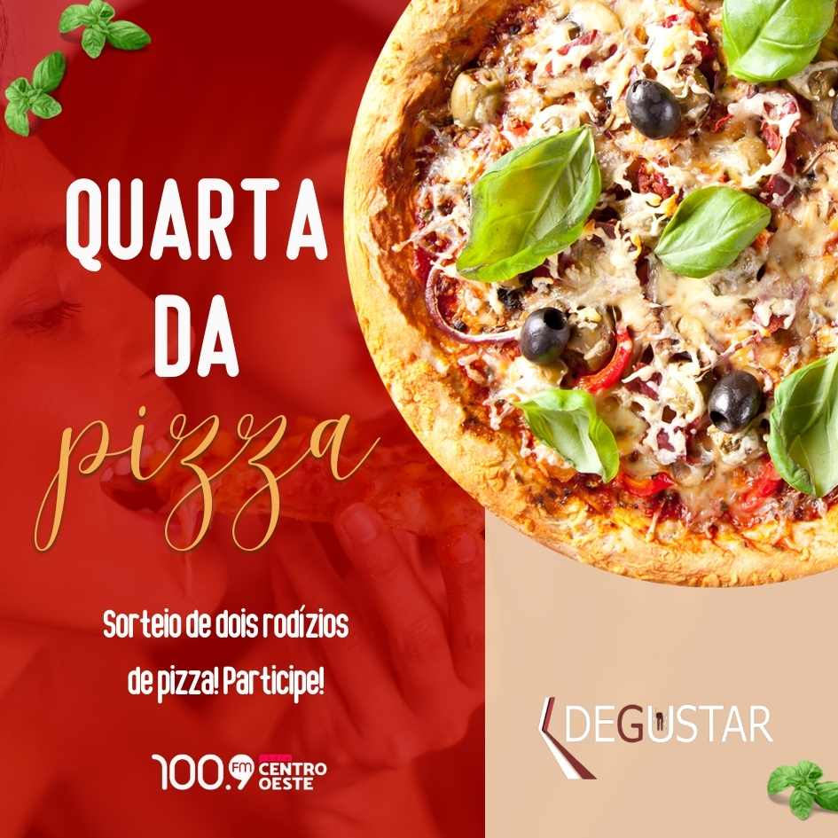 Quarta da Pizza com o DEGUSTAR🍕 | Rádio Centro Oeste