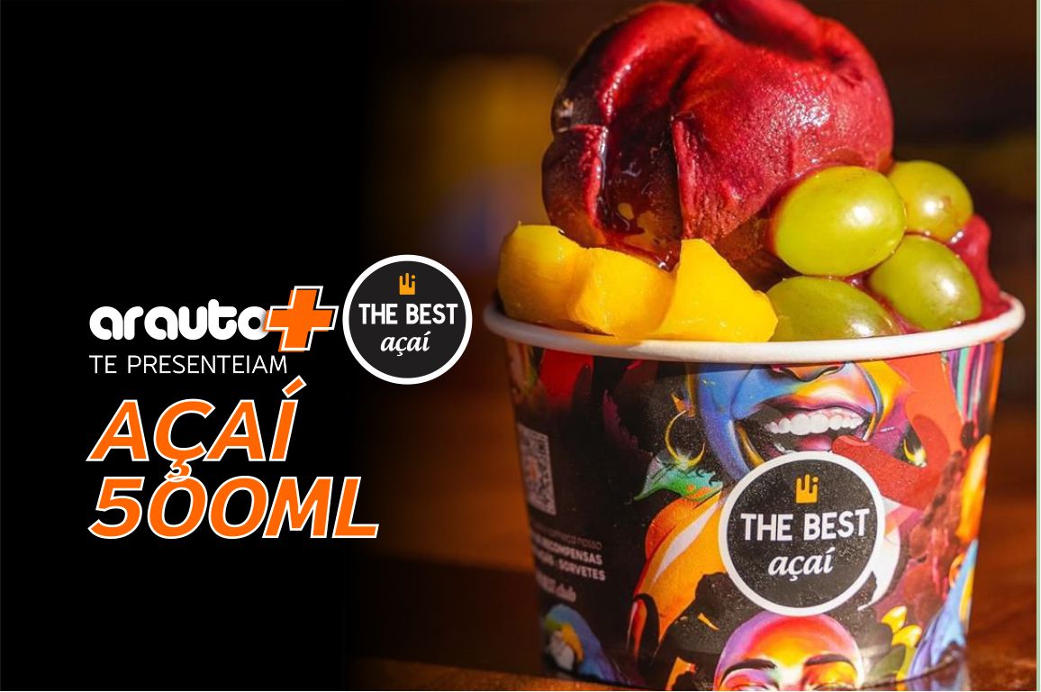Açaí de 500ml - The Best Açaí | ARAUTO 95.7 FM